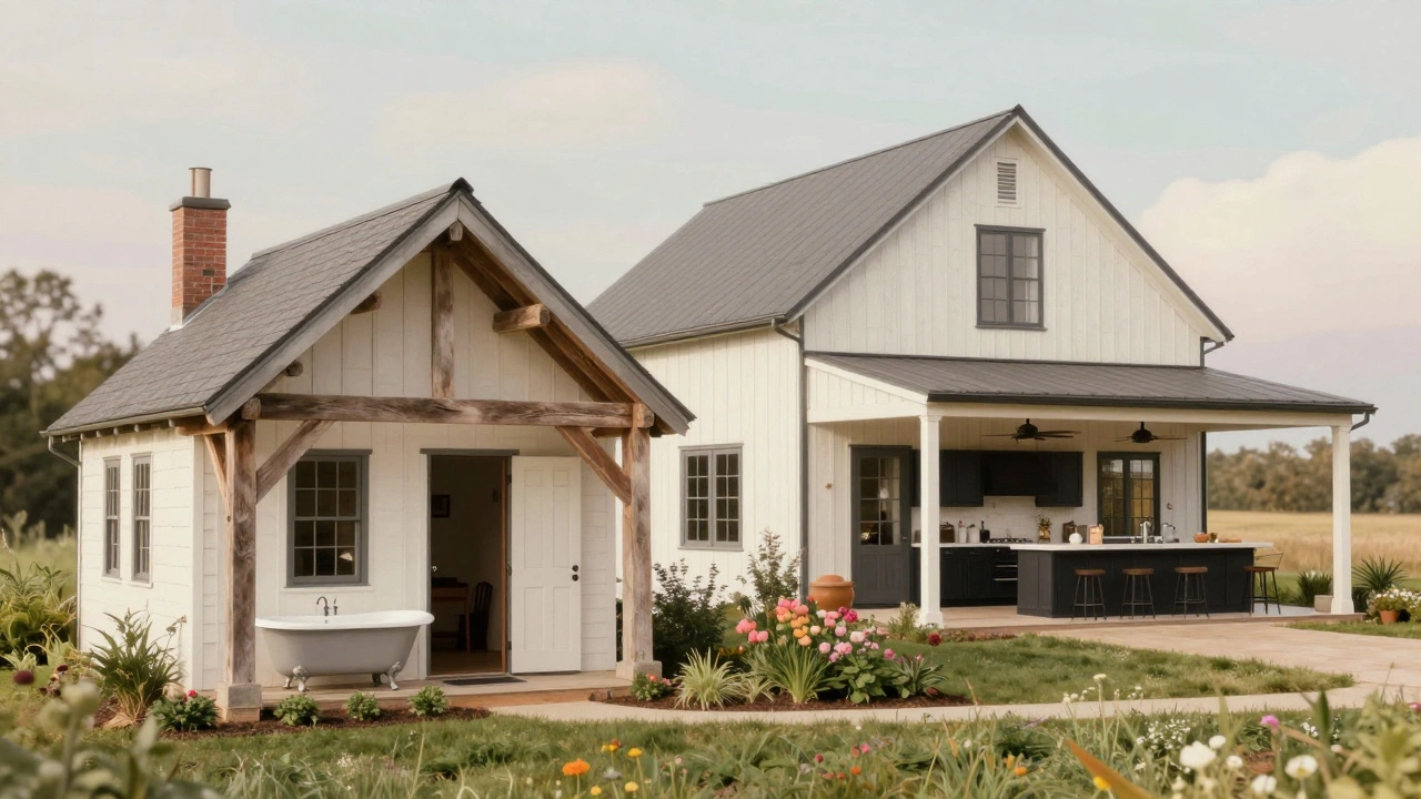 What Is the Difference Between a Country Cottage and a Farmhouse?